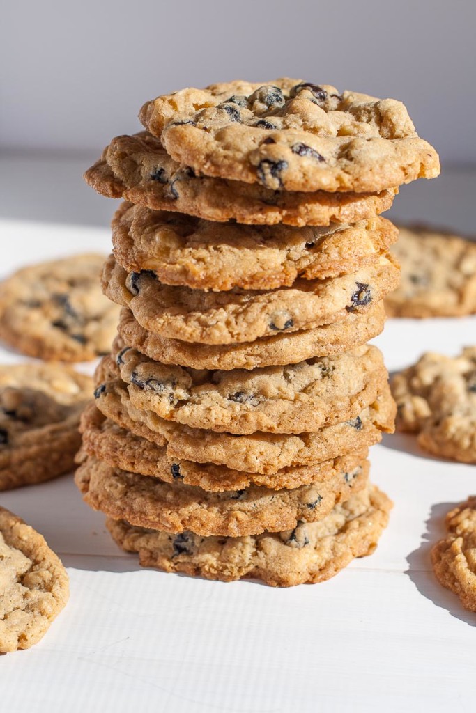 Red, White & Blue Oatmeal Cookies